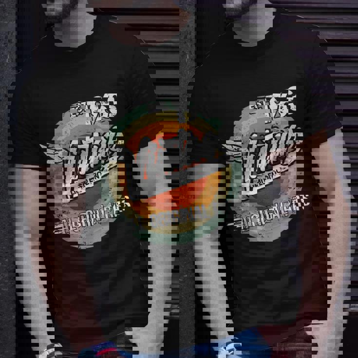 1963 Born Made In 1963 Vintage Biker Birthday Gifts For Men Unisex T ...