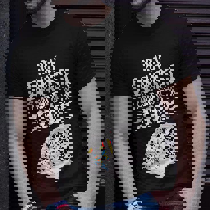 Canasta Queen King Card Game Grandma Gift Unisex T-Shirt | Mazezy