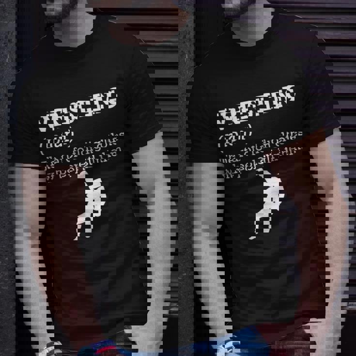 Definition Wrestling Wrestler T-Shirt | Seseable UK