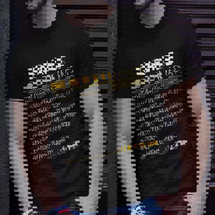 Kahle Name Gift Kahle Facts V2 Unisex T-Shirt - Seseable