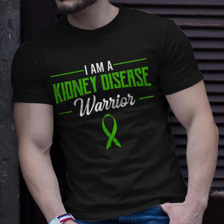 Kidney Disease Warrior Dialysis Nephritis Organ Donor Green Unisex T ...