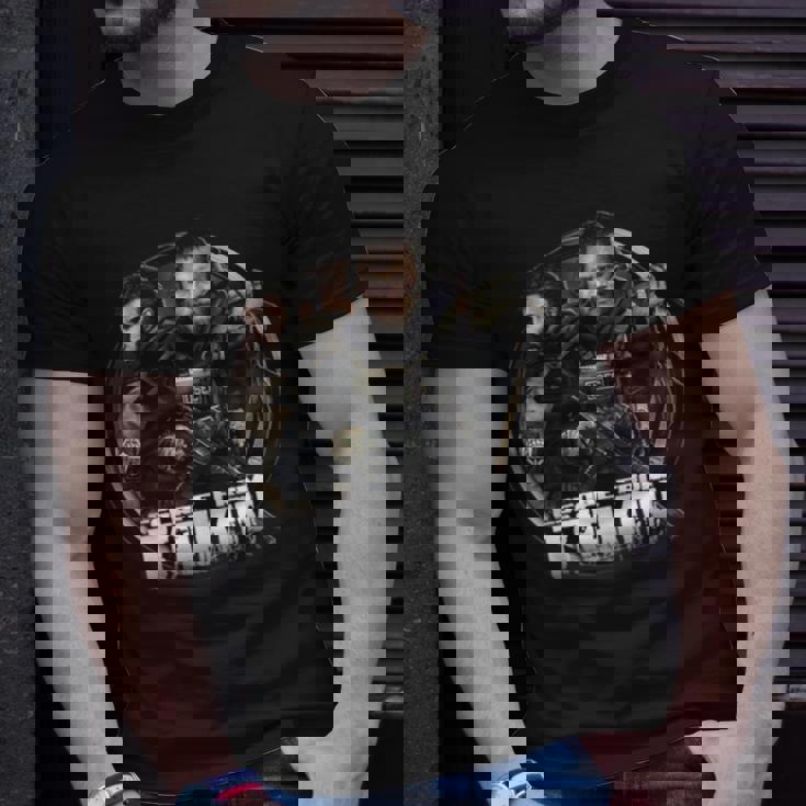 Round Design Game Escape From Tarkov Unisex T-Shirt | Mazezy