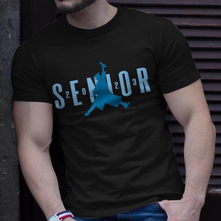 Senior Graduation Jumpman Class 2023 Air Cap Gown Degree Unisex T-Shirt ...
