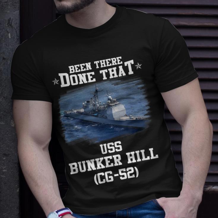 Uss Bunker Hill Cg-52 Ticonderoga Class Cruiser Father Day T-Shirt ...