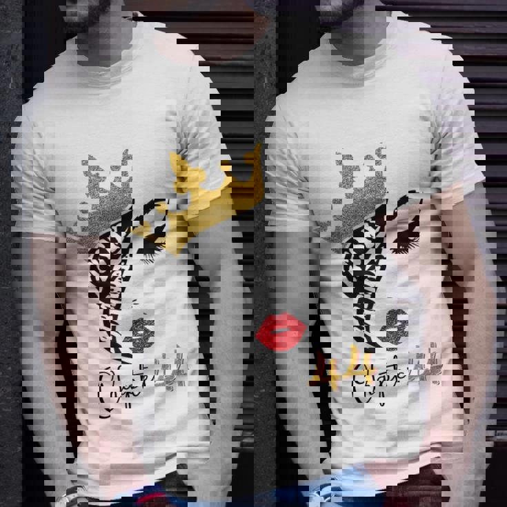 Its My Birthday Chapter 44 Messy Bun 44Th Birthday Unisex T-Shirt | Mazezy