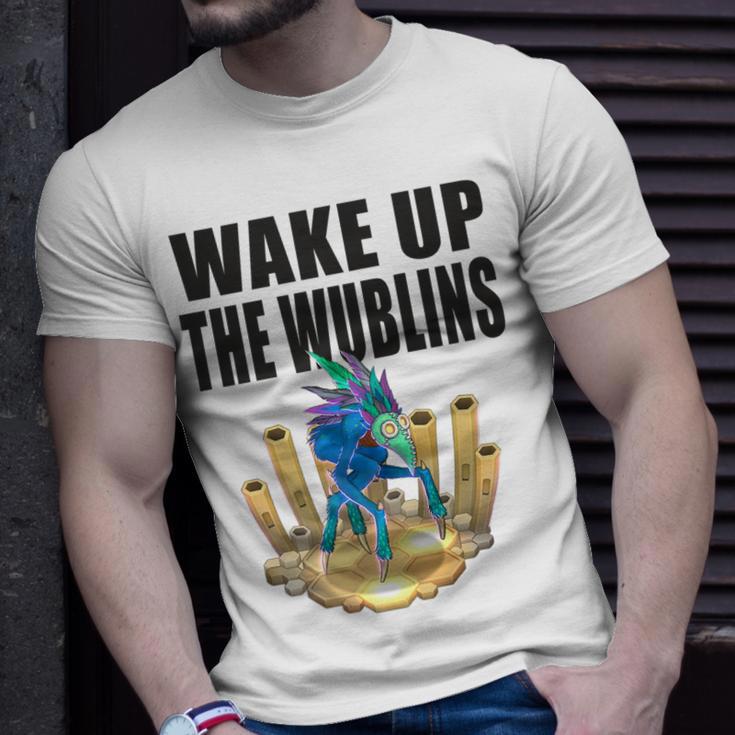 My Singing Monsters-Wake Up The Wublins-Poewk Unisex T-Shirt | Mazezy