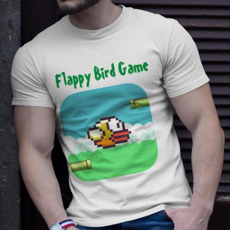 Pixel Art Flappy Bird Game Unisex T-Shirt | Mazezy