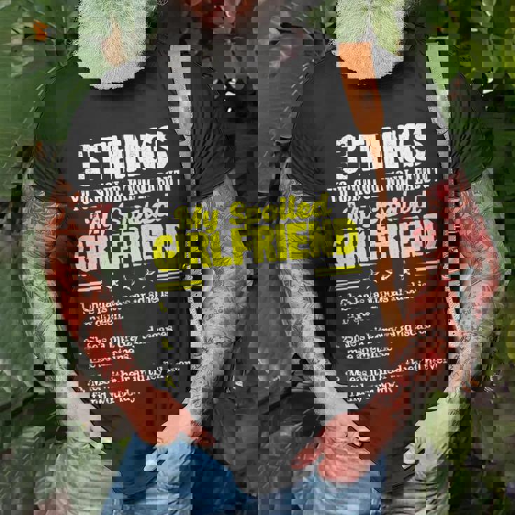 3 Things You Should Know About My Spoiled Girlfriend T-Shirt - Seseable