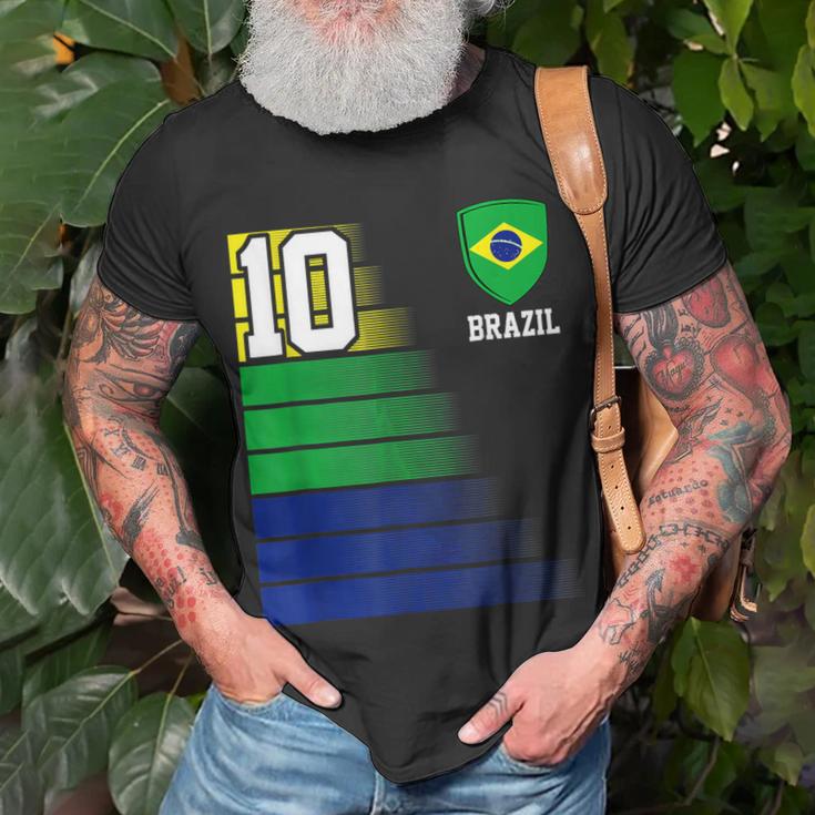 Brazil Soccer Jersey Brasil Football Brazilian Flag Futebol T-shirt ...