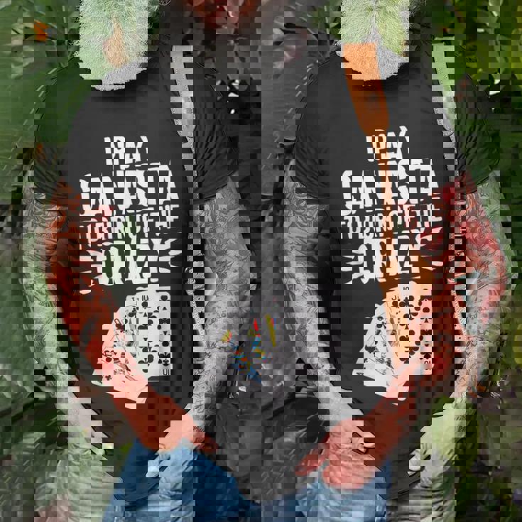 Canasta Queen King Card Game Grandma Gift Unisex T-Shirt | Mazezy