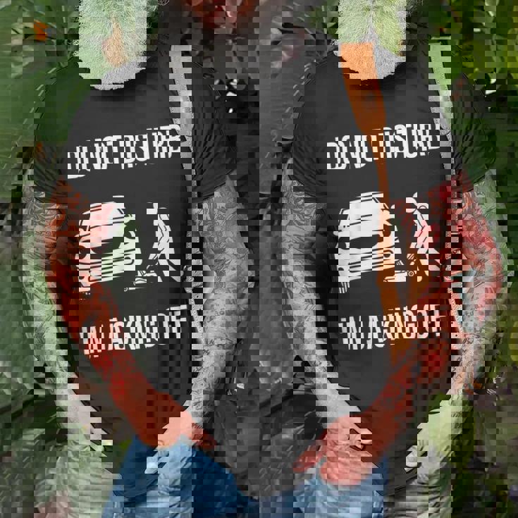 Car Lover Do Not Disturb Im Jacking Off Funny Auto Mechanic Gift For ...