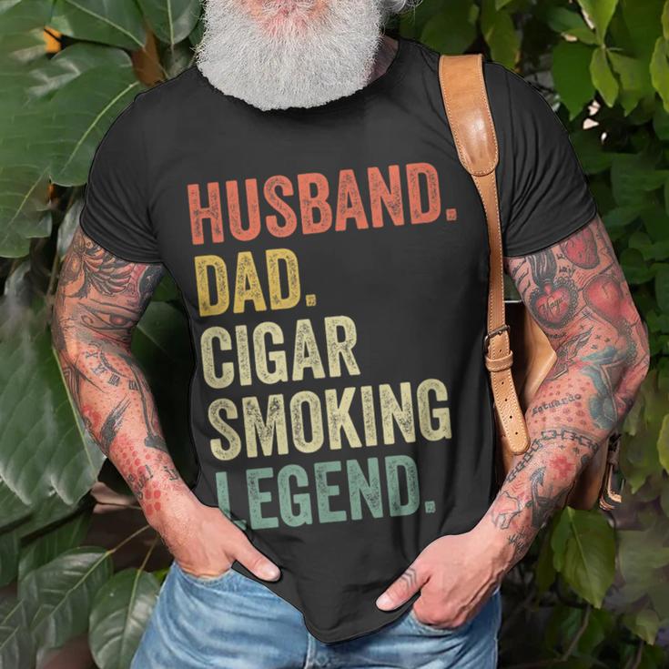 Mens Cigar Lover For Dad Men Vintage Cigar Saying T-Shirt - Seseable