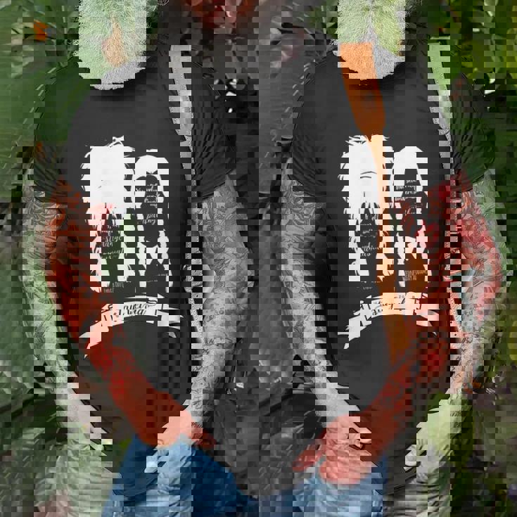 Lydia Deetz And Wednesday Addams Stay Weird Unisex T-Shirt | Mazezy