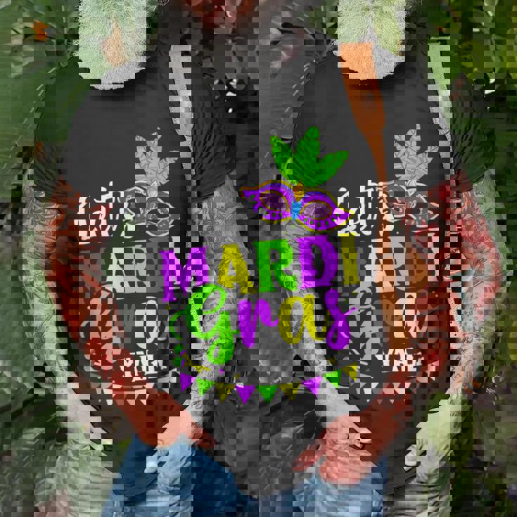 Lets Mardi Gras Yall New Orleans Fat Tuesdays Carnival T-Shirt - Seseable