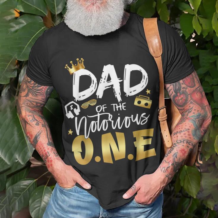 Mens Dad Of The Notorious One 1St Birthday School Hip Hop Party Unisex ...