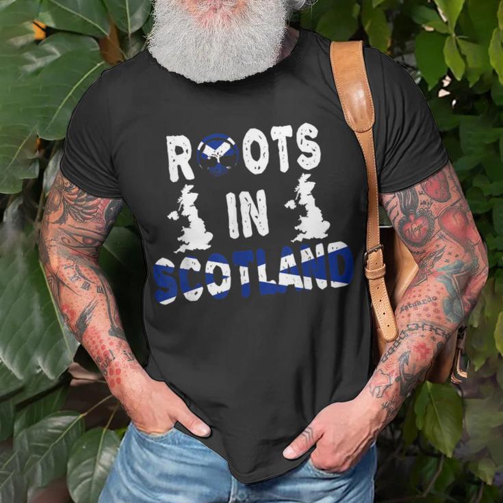 Scottish Blood Ancestry Family Tree Roots Scotland Map Flag T-shirt ...