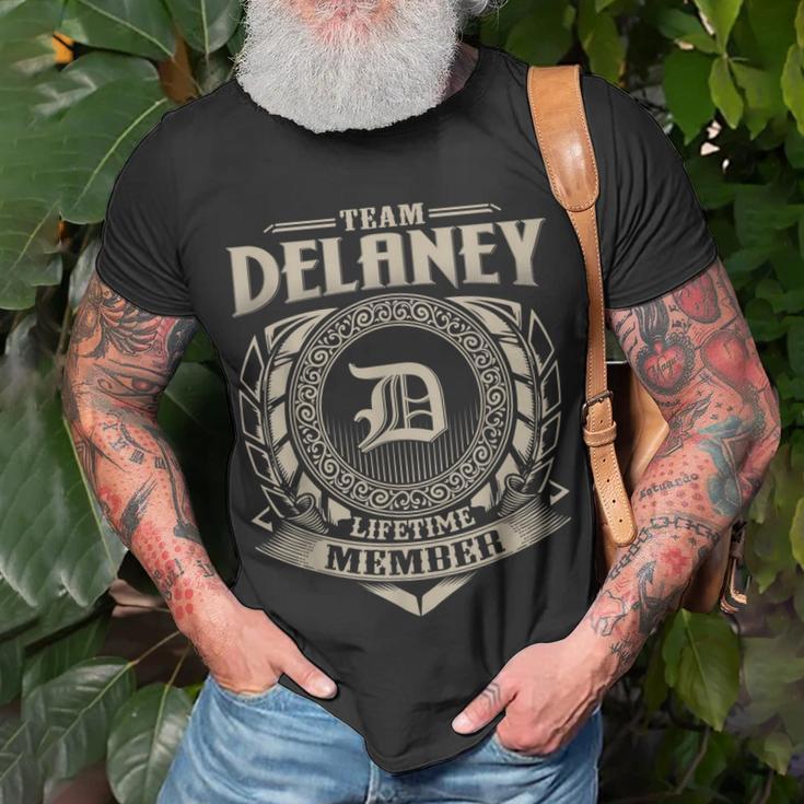 Team Delaney Lifetime Member Vintage Delaney Family T-shirt - Seseable