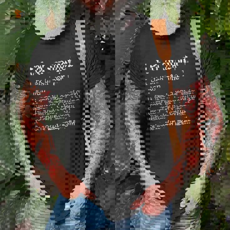 Tech It Support Definition Computer Nerd Programmers T-Shirt - Seseable