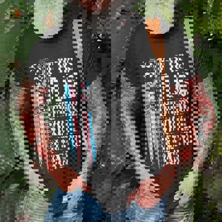 Transgender If This Flag Offends You Gun Rights On Back T-shirt - Seseable