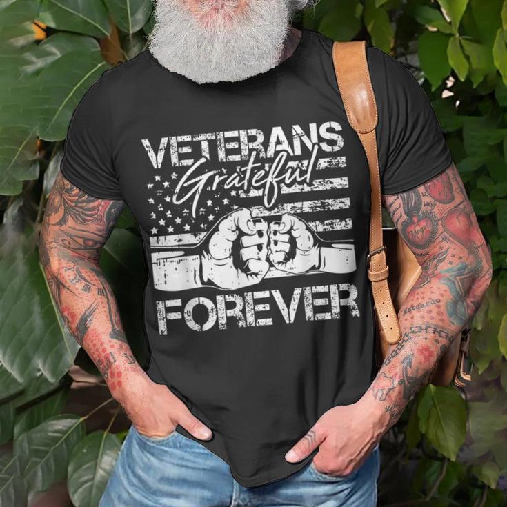 Veteran Forever American Flag Military Cool Patriotic T-shirt - Seseable