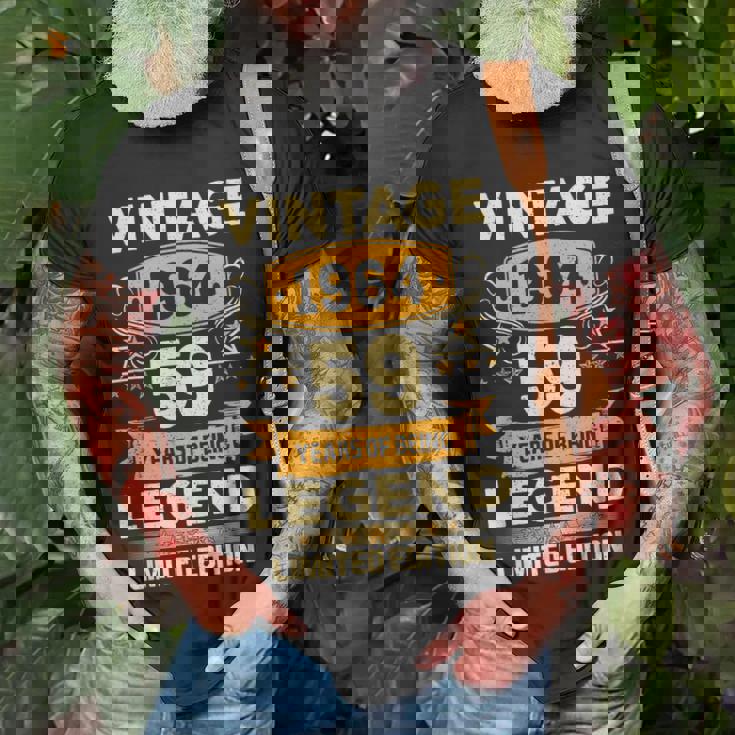 Vintage 1964 Limited Edition 59Th Birthday 59 Year Old T-shirt - Thegiftio