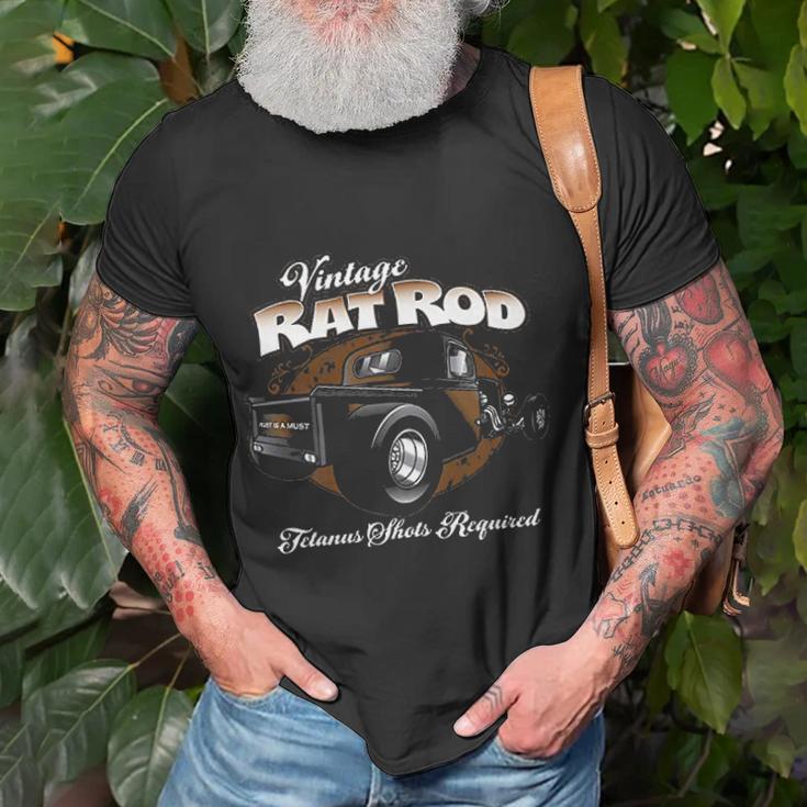 Vintage Rat Rod Pickup Truck Hot Rod V2 T-shirt - Thegiftio