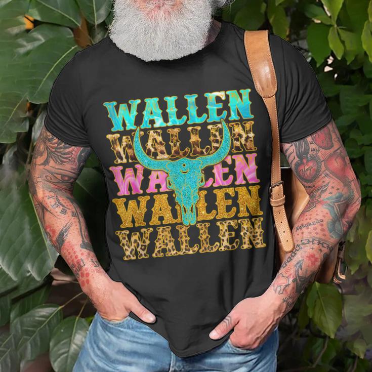Wallen Western Wallen Bullhead Cowboy Wallen Unisex T-Shirt | Mazezy