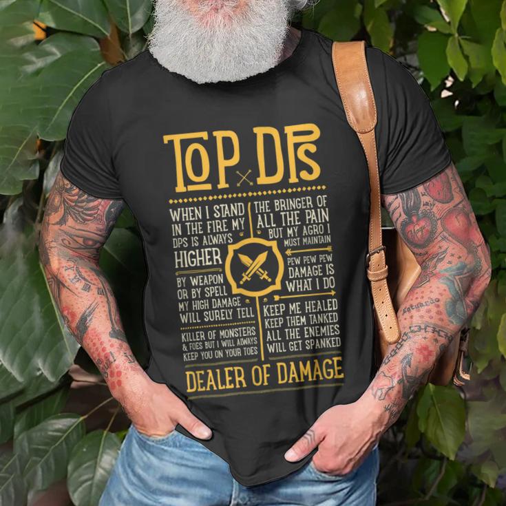 Wow Top Dps Role Play Gaming T-shirt - Seseable