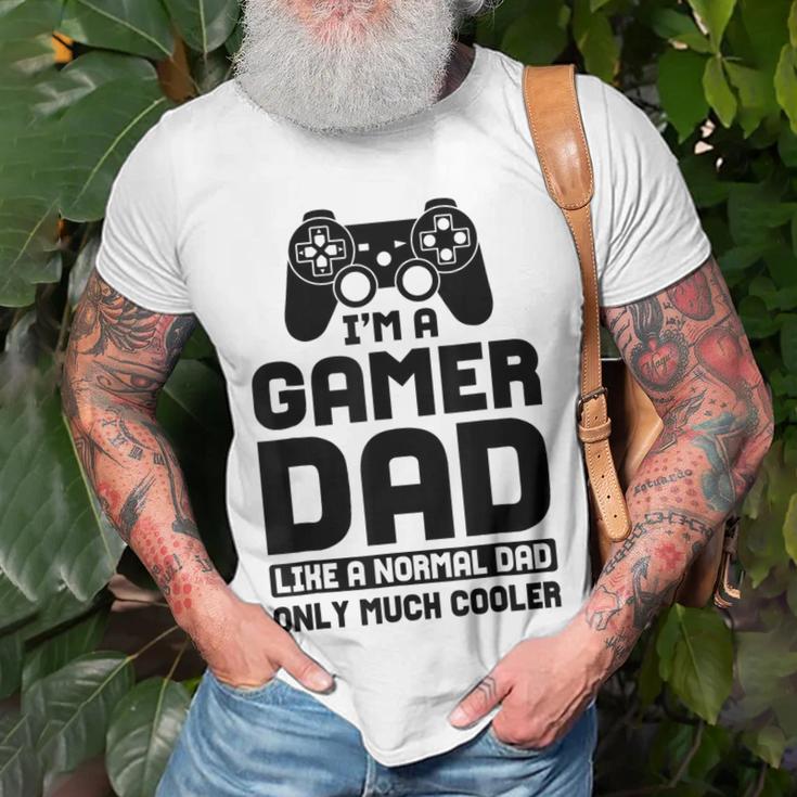 Gamer Dad Gaming Fathers Day For Husband Daddy Grandpa T-shirt - Thegiftio