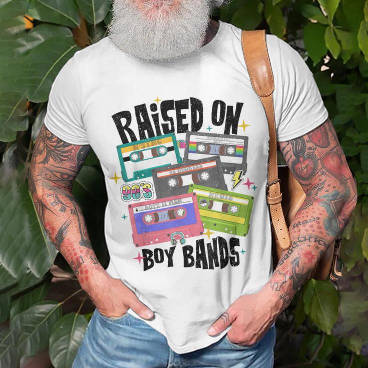 Raised On 90S Boy Bands Cassette Tape Retro Unisex T-Shirt | Mazezy
