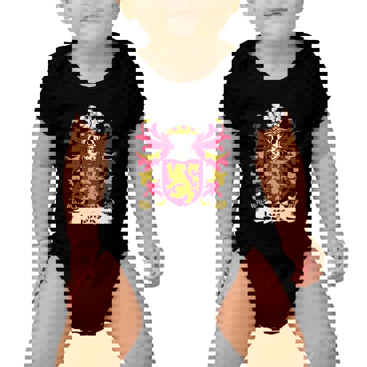 James Family Crest Welsh Family Crests Baby Onesie - Thegiftio